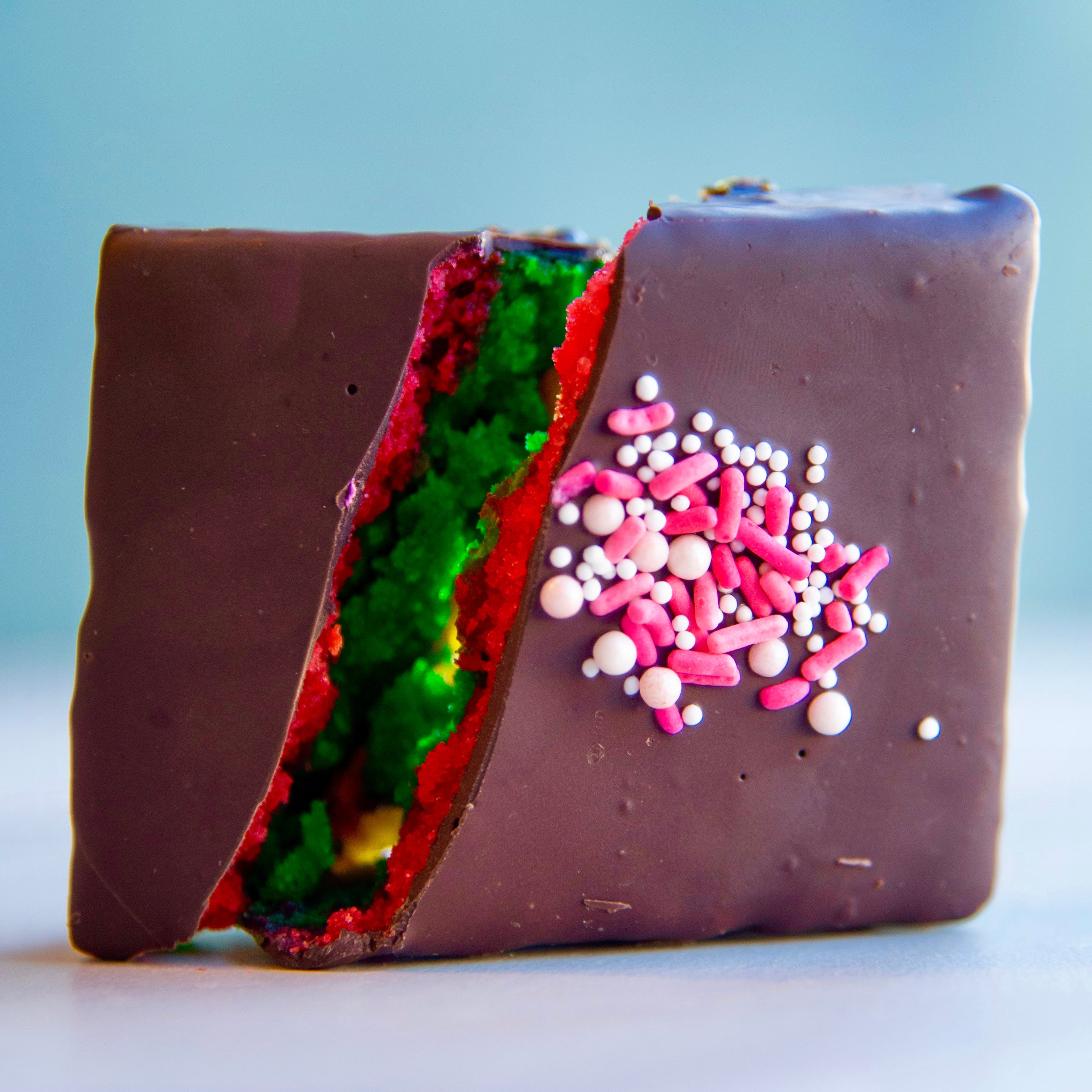 Large Rainbow Bar Box Manhattan Sweets Boutique Bakery